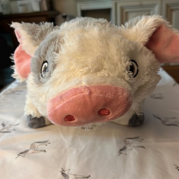 Disney | Toys | Disneys Moana Pua Plush Sleeptime Pillow | Poshmark